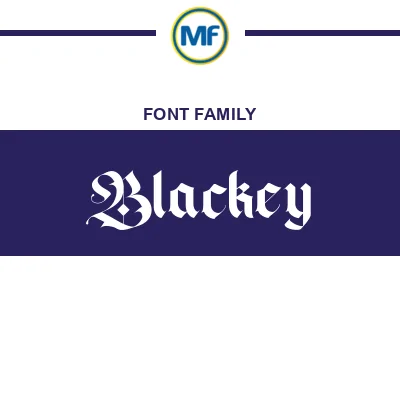 Blackey Font Family: Download Free | MaisFontes