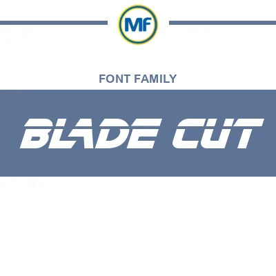 Blade Cut Font Family: Download Free | MaisFontes