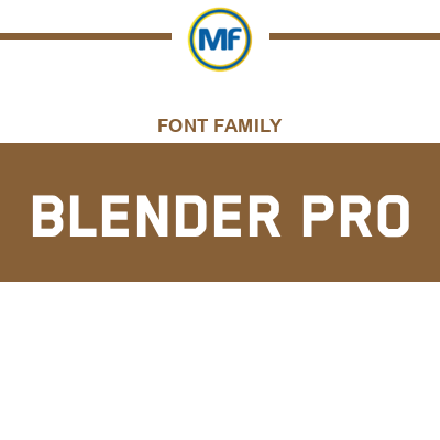 Blender Pro Font Family: Free Download | MaisFontes