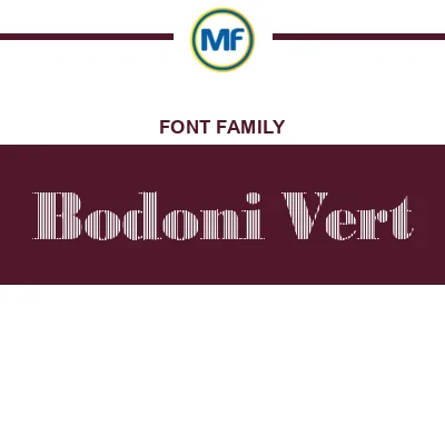 Bodoni Vert Font Family: Download Free | MaisFontes