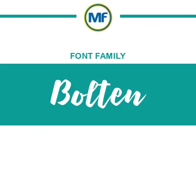 Bolten Font Family: Download Free | MaisFontes