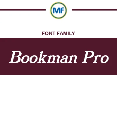 Bookman Pro Font Family: Free Download | MaisFontes