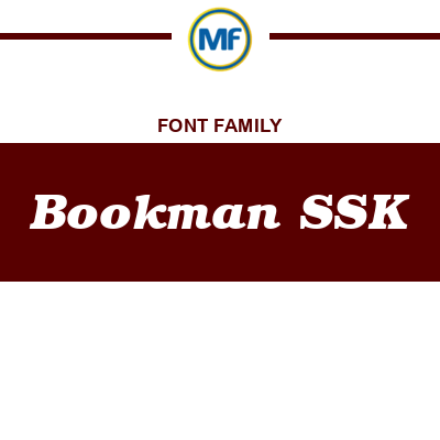 Bookman SSK Font Family: Download Free | MaisFontes