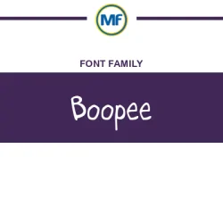 Boopee Regular: Download Free Font | MaisFontes