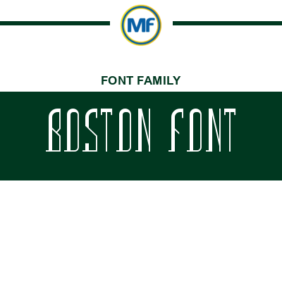 Boston Font Font Family: Download Free | MaisFontes