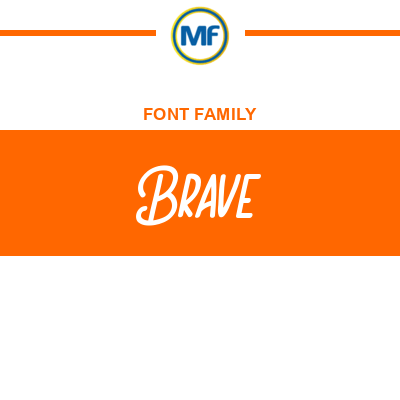 Brave Font Family: Download Free | MaisFontes
