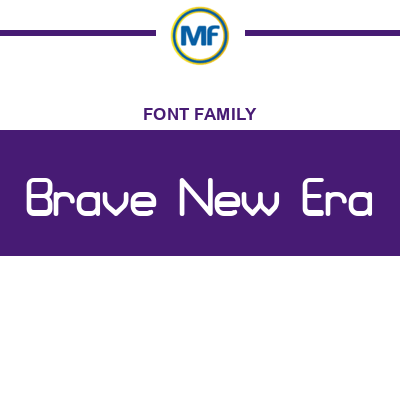 Brave New Era Font Family: Download Free | MaisFontes