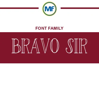 Bravo Sir Font Family: Download Free | MaisFontes