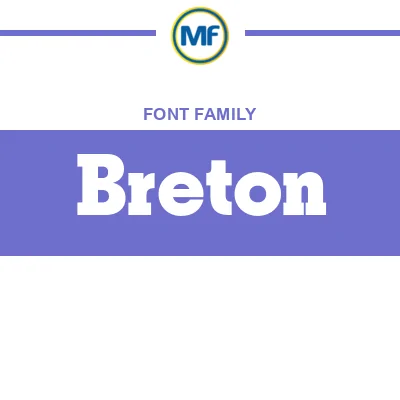 Breton Font Family: Free Download | MaisFontes