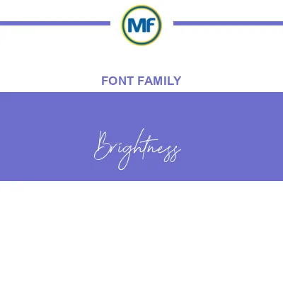 Brightness Font Family: Download Free | MaisFontes