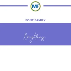 Brightness Regular: Free Font Download | MaisFontes