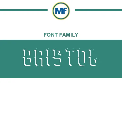 Bristol Font Family: Free Download | MaisFontes