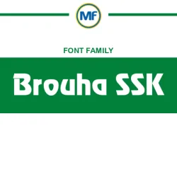 Brouha SSK: Free Font Download | MaisFontes