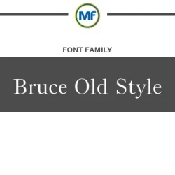 Bruce Old Style: Free Font Download | MaisFontes