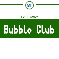 Bubble Club: Free Font Download | MaisFontes