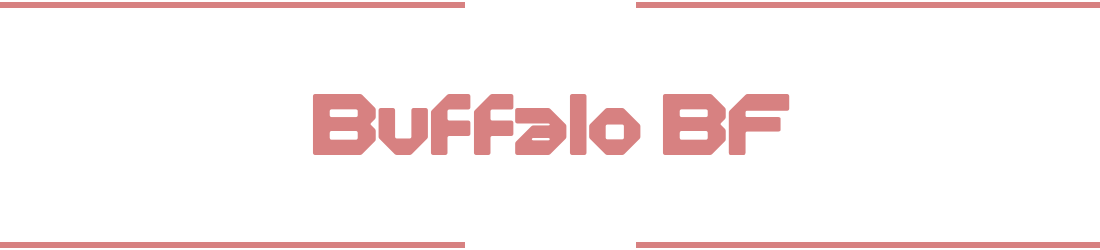 Buffalo BF Bold Font: Free Download | MaisFontes