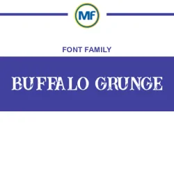 Buffalo Grunge: Free Font Download | MaisFontes