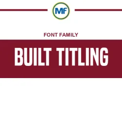 Built Titling Bold: Free Font Download | MaisFontes