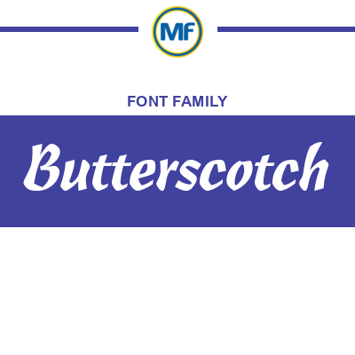 Butterscotch Font Family: Free Download | MaisFontes