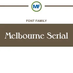 Melbourne Serial Bold Font: Free Download | MaisFontes