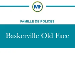 Baskerville Old Face DCD: Télécharger une police gratuite | MaisFontes