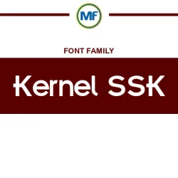 Kernel SSK Alternate Regular Font: Free Download | MaisFontes