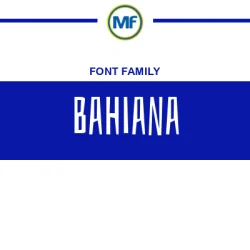 Bahiana Regular: Free Font Download | MaisFontes