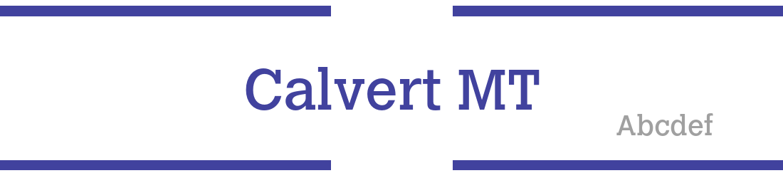 Calvert MT Bold: Download Free Font | MaisFontes