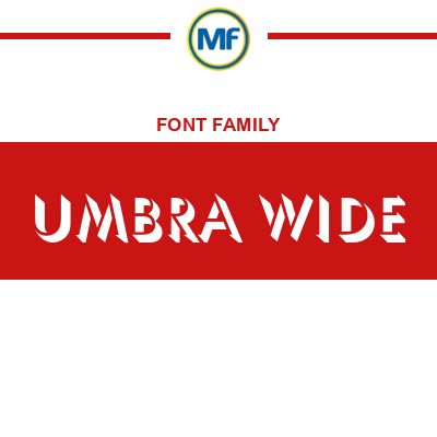 Umbra Wide Font Family: Download Free | MaisFontes