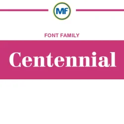 Centennial Banker: Free Font Download | MaisFontes