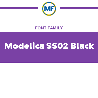 Download Bw Modelica SS02 Black Fonts | MaisFontes