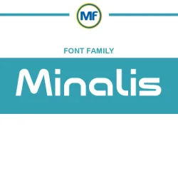 Minalis Light font download | MaisFontes.com