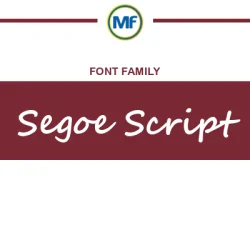 Segoe Script 8 Bold Font: Free Download | MaisFontes