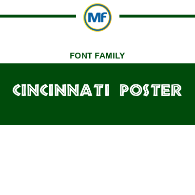 Download LHF Cincinnati Poster Fonts | MaisFontes