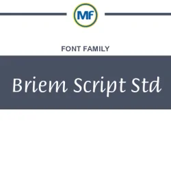 Briem Script Std Black: Free Font Download | MaisFontes