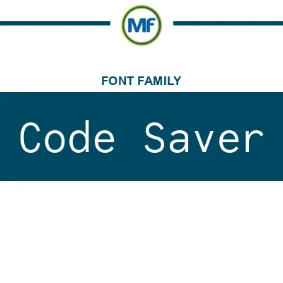 Download Code Saver Fonts | MaisFontes