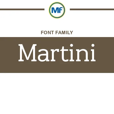 Martini Font Family: Download Free | MaisFontes