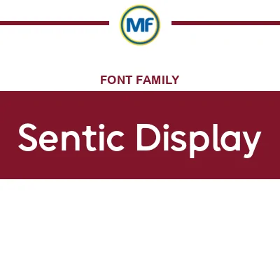 Download Sentic Display Fonts | MaisFontes