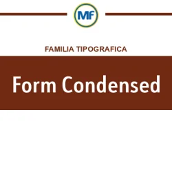 Form Condensed Poster: Descargar Fuente Gratis | MaisFontes