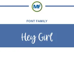 Hey girl: Free Font Download | MaisFontes