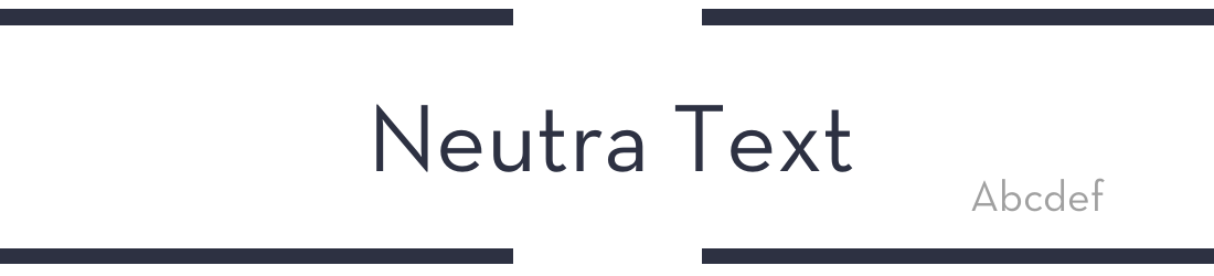 Neutra Text: Download Free Font | MaisFontes