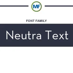 Neutra Text: Download Free Font | MaisFontes