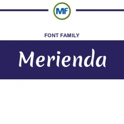 Merienda: Free Font Download | MaisFontes