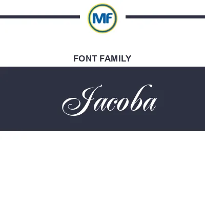 Download Jacoba Fonts | MaisFontes