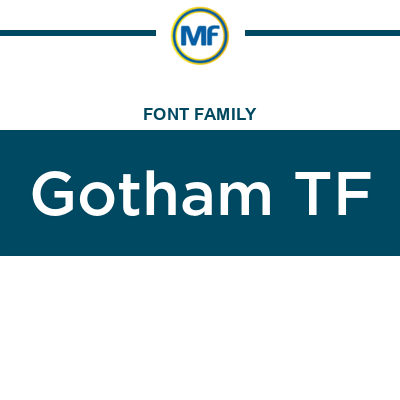 Gotham TF Font Family: Download Free | MaisFontes