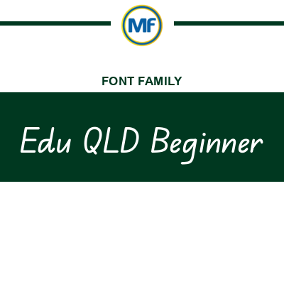 Edu QLD Beginner Font Family: Download Free (Google Fonts) | MaisFontes