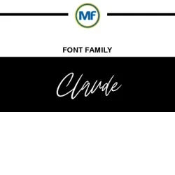 Claude: Free Font Download | MaisFontes