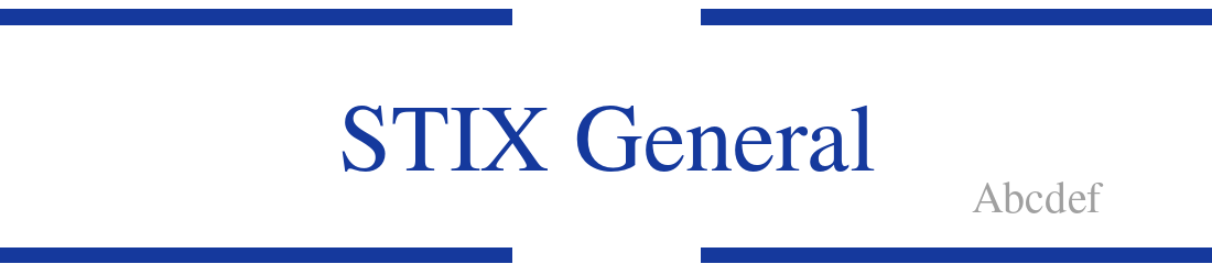 Download STIX General Fonts (Google Fonts) | MaisFontes