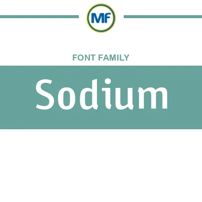 Download Sodium Fonts | MaisFontes