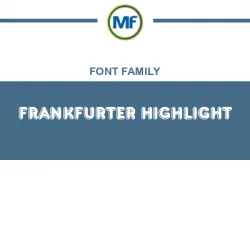 FRANKFURTER HIGHLIGHT PLAIN: Free Font Download | MaisFontes